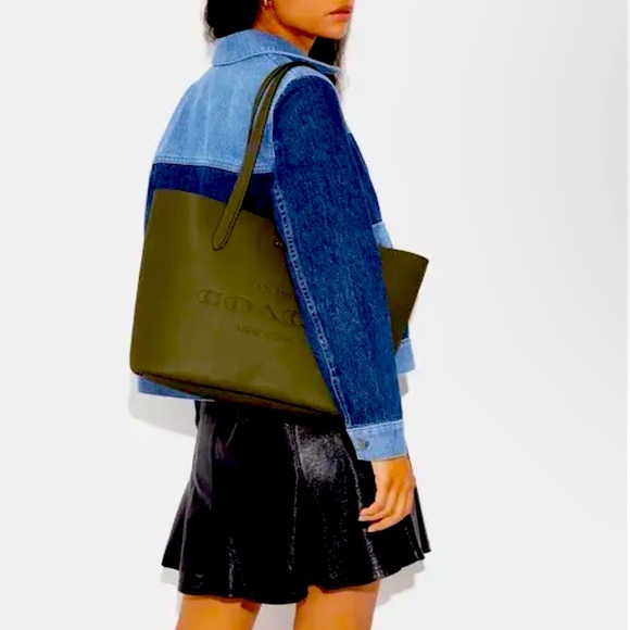 Coach | Bags | Coach Cc50 Pebble Leather Cameron Large Tote Shoulder ...
